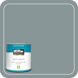 BEHR ULTRA 1 gal. #PPU12-15 Atmospheric Satin Enamel Exterior Paint ...