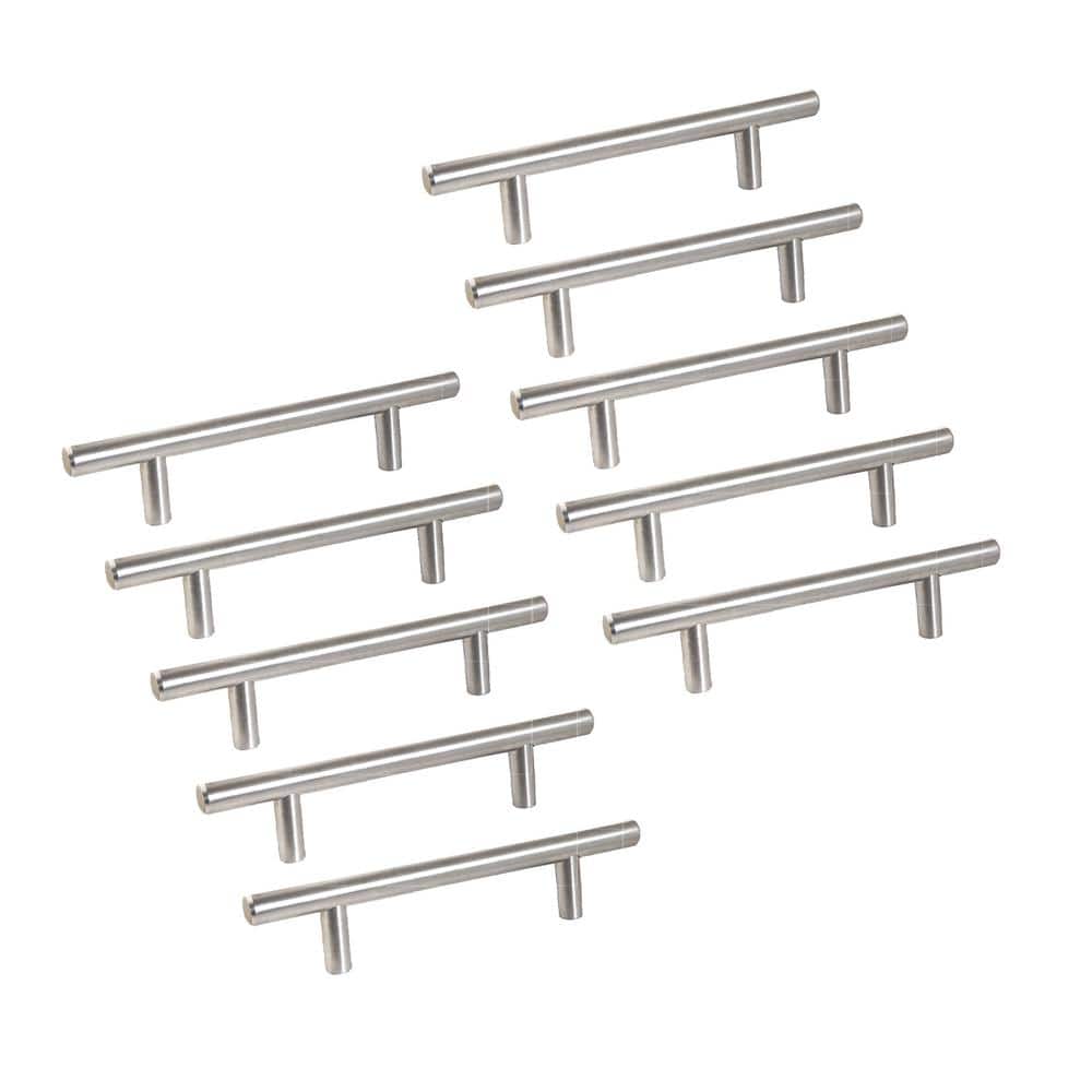 Design House 8 in. (203 mm) Center to Center Stainless Steel Drawer Bar ...