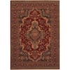 Couristan Old World Classics Kerman Medallion Burgundy 5 ft. x 7 ft ...