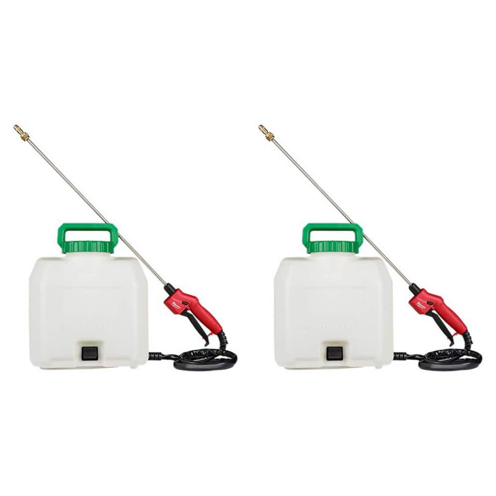 Milwaukee 4 Gal. Switch Tank Pesticide Sprayer Tank Assembly (2-Tanks ...