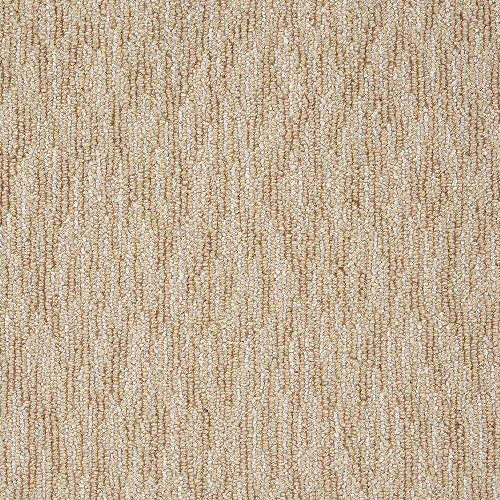 Natural Harmony Oceanic Tweed Camel Brown 12 ft. 36 oz. Wool Pattern ...