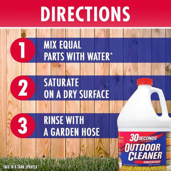 30 Seconds 1 Gal. Outdoor Cleaner Concentrate 1G30SJ - The Home Depot