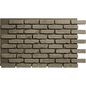 Ekena Millwork Everstone Aged Brick 27 in. x 46.875 in. Urethane ...