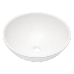 stufurhome Stu 14.17 in Vessel Bathroom Sink with Overflow Drain in ...