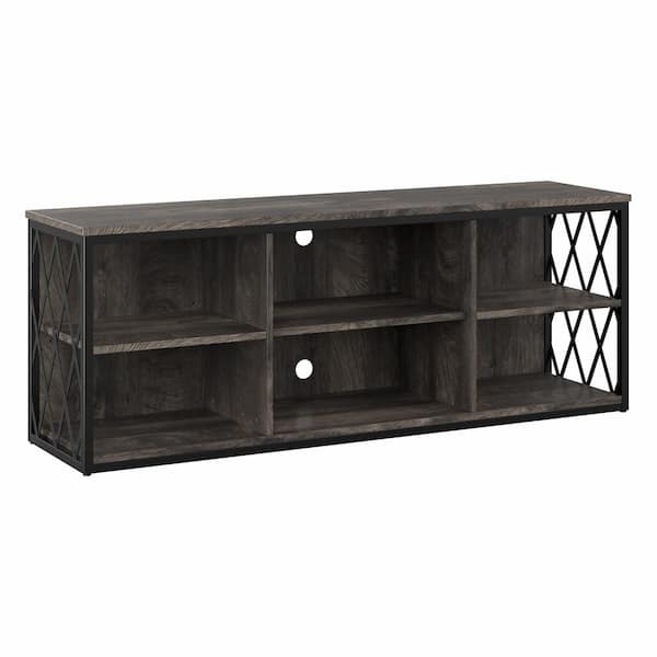 Bush Furniture City Park 60W Industrial TV Stand for 70 in. TV in Dark ...