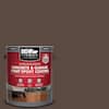 BEHR PREMIUM 1 gal. #SC-105 Padre Brown Self-Priming 1-Part Epoxy Satin ...