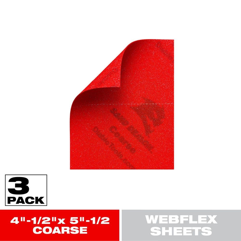 DIABLO 4-1/2 in. x 5-1/2 in. Sand Demon Coarse Grit Double-Sided ...