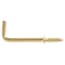 Hardware Essentials 1/2 in. Solid Brass Shoulder Hook (100-Pack) 320382.0