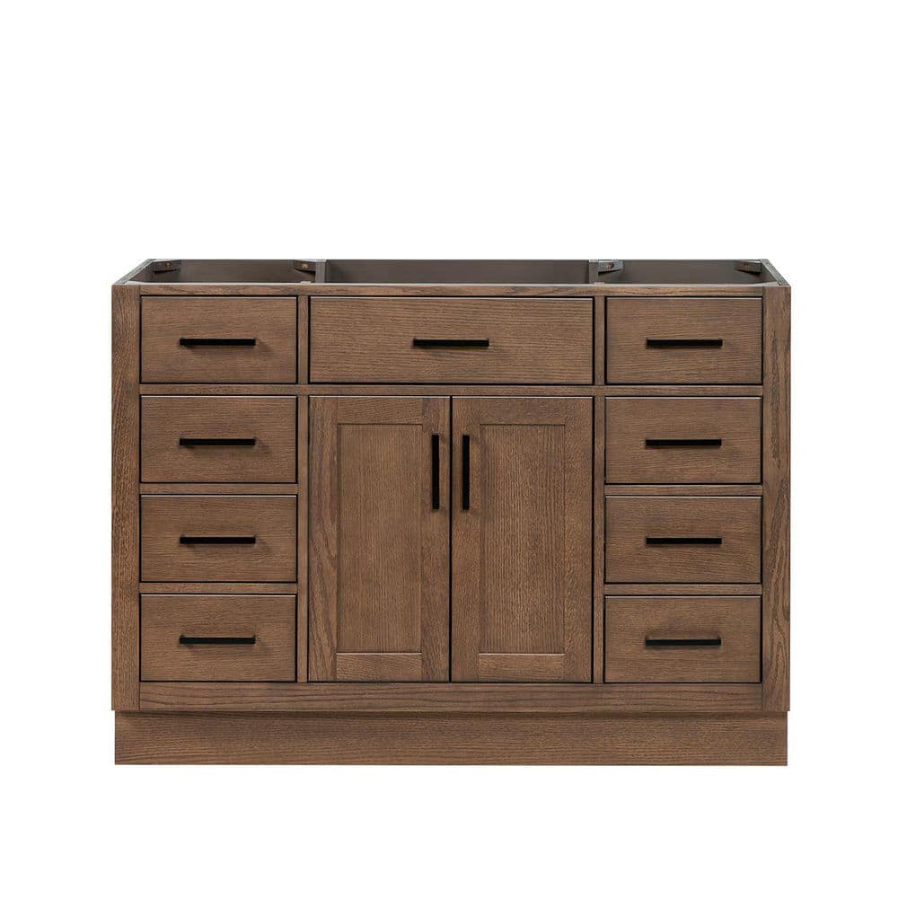 Reviews for ARIEL Hepburn 48 in. Freestanding Bathroom Vanity Cabinet ...
