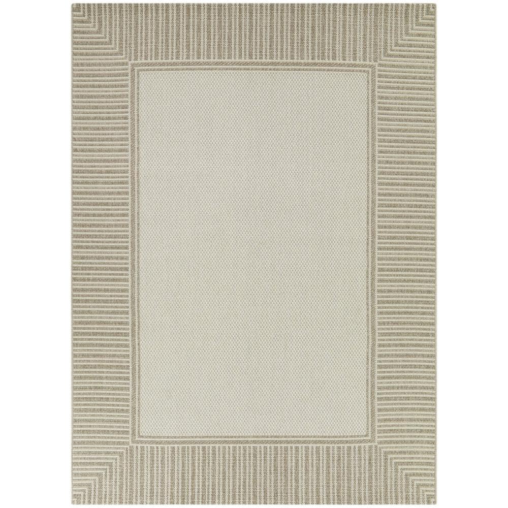 BALTA Frans Cream 8 ft. x 10 ft. Solid Indoor/Outdoor Area Rug 3116367 ...