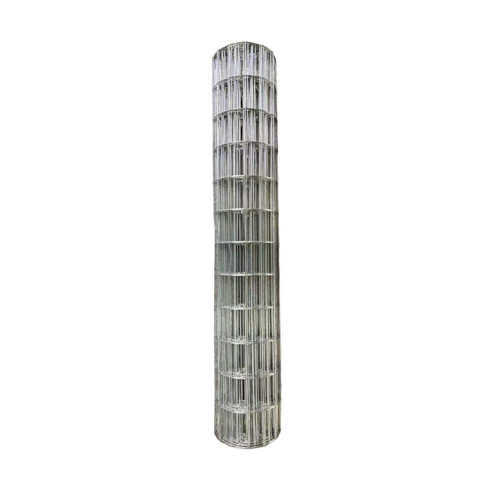 NUVO IRON Welded Wire Mesh 4 ft. x 50 ft. Utility Fence, 2 in. x 4 in ...