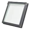 VELUX 30.06 in. x 30 in. Fixed Deck-Mount Skylight with Laminated Low ...