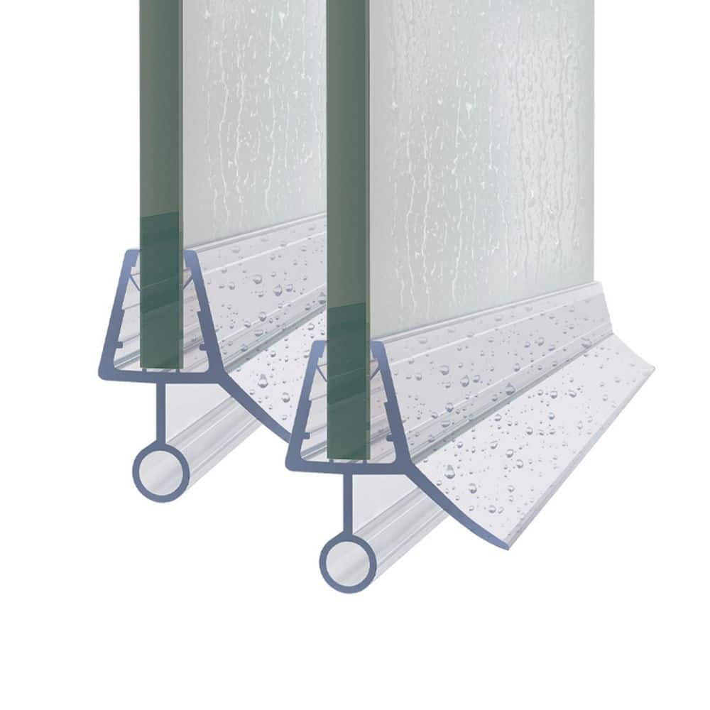 Onesead Frameless Shower Door Bottom Seal for 5/16 in. Glass 31.5 in ...