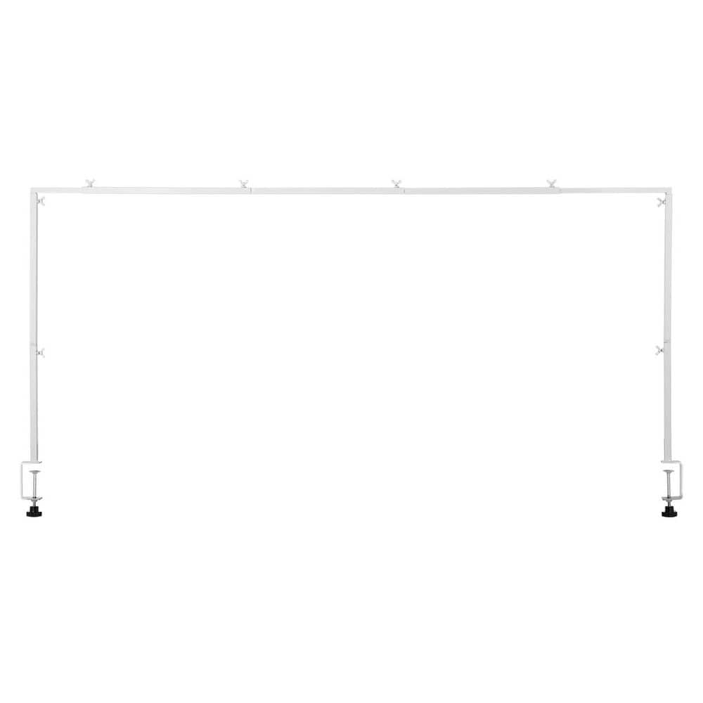 SKYSHALO 13-42 in. Tall Over The Table Rod Stand with Clamps 28-98 in ...