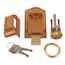 First Watch Security Polished Brass Chain and Bolt Door Guard 1879 ...