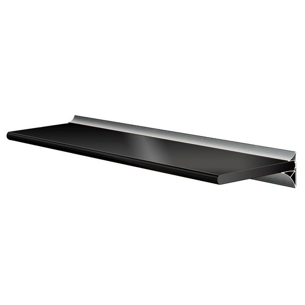 Home Decorators Collection Gallery 8 in. x 32 in. Black Shelf GA832BK ...