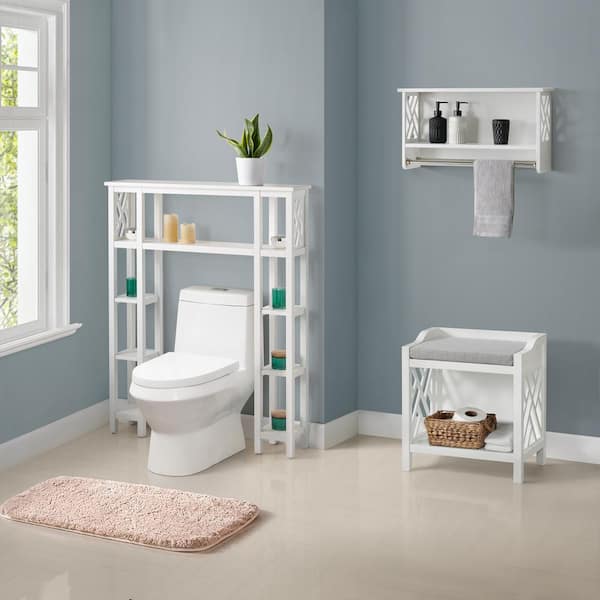Small bathroom bench with cushion store