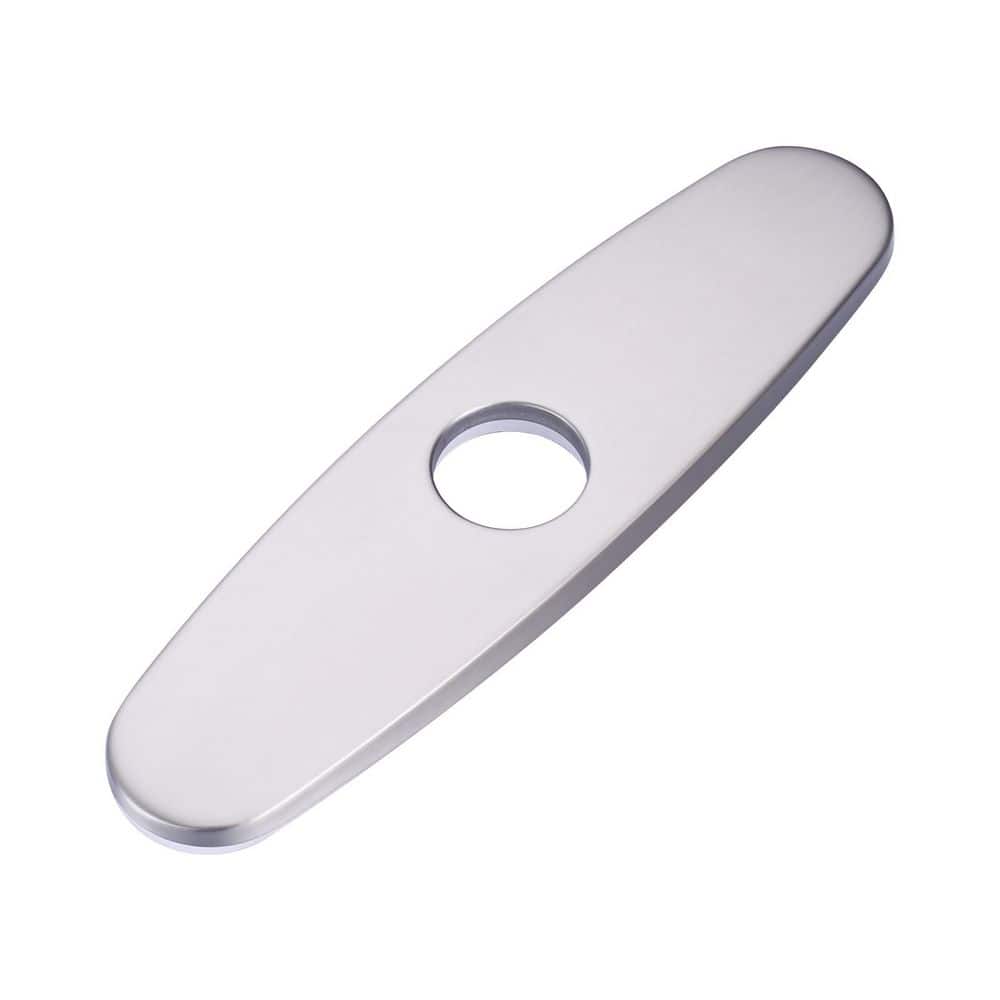 VEVETTA 10 in. Stainless Steel Kitchen Sink Faucet Hole Cover Deck ...