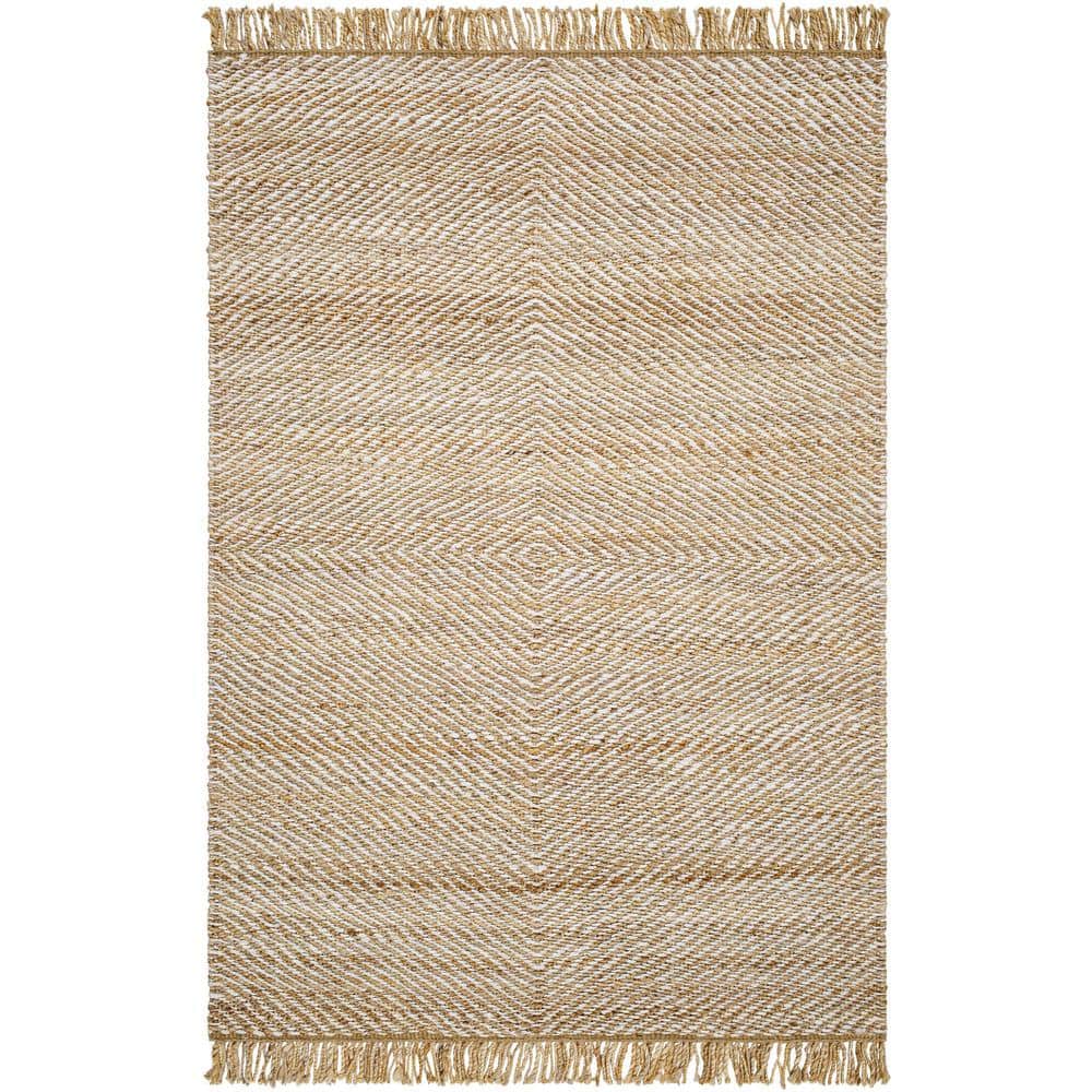 Livabliss Becki Owens Kamey Tan/Striped Cottage 5 ft. x 8 ft. Indoor ...