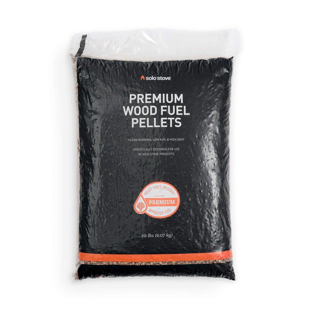 Solo Stove 20 lb. Bag Premium Wood Heating Pellets WD-PELLETS-20LB ...