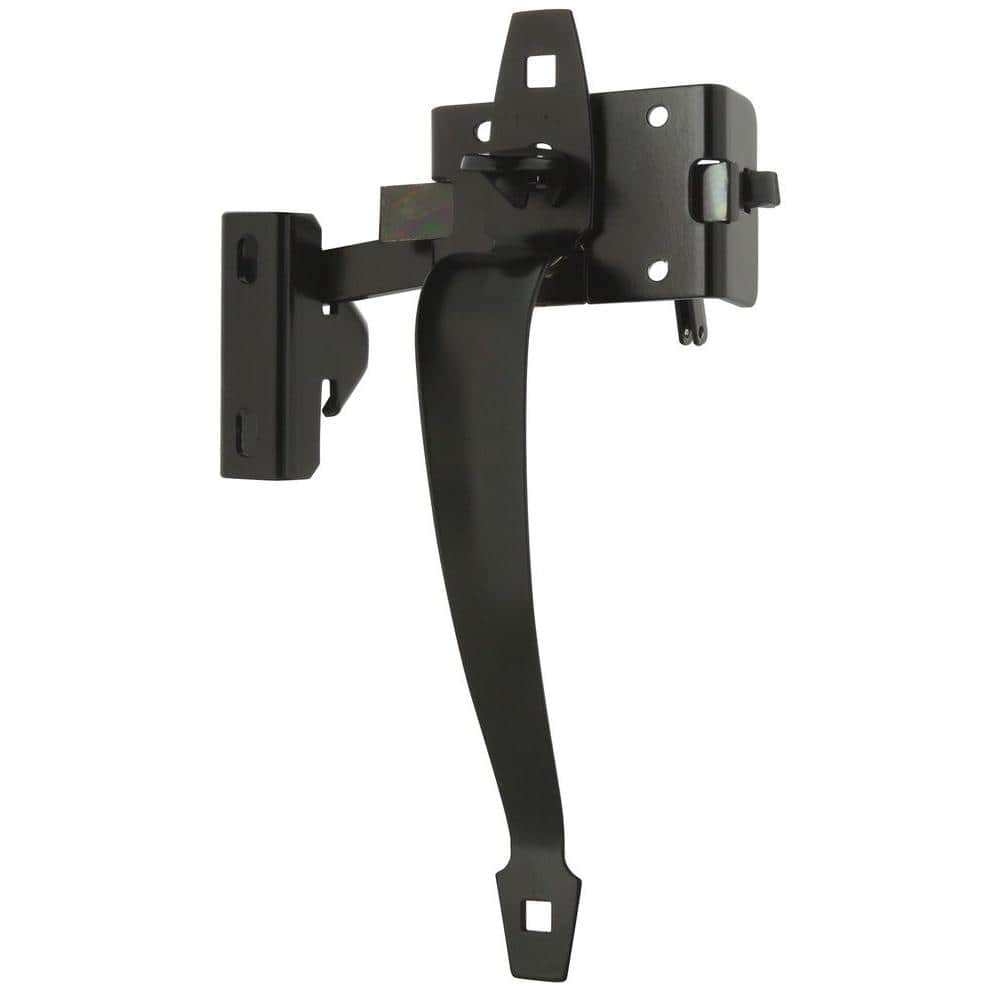 Stanley-National Hardware 10-3/8 in. Black Coated Ornamental Thumb ...