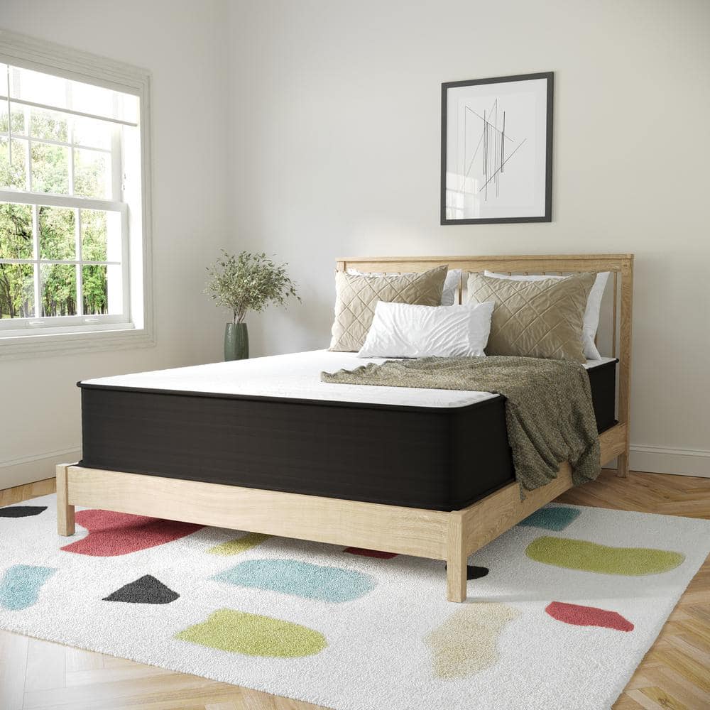 Carnegy Avenue Dream Queen Soft Polyurethane Foam 12 in. Bed-in-a-Box ...