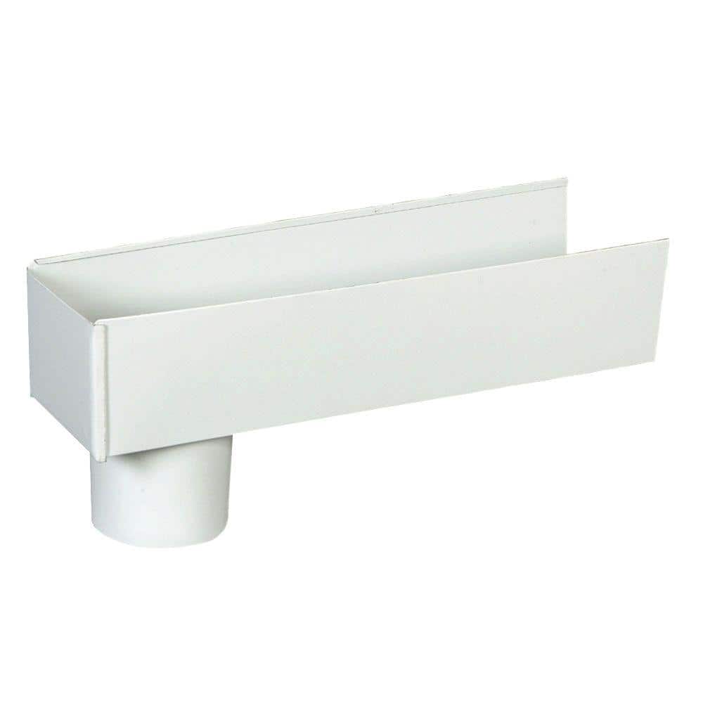 Amerimax Home Products 5 in. x 12 in. White Aluminum Eave Box EBWA32 ...