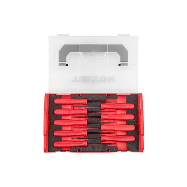 TEKTON Pointed Pick and Hook Set with Mini Stacking Tool Box (9-Piece ...