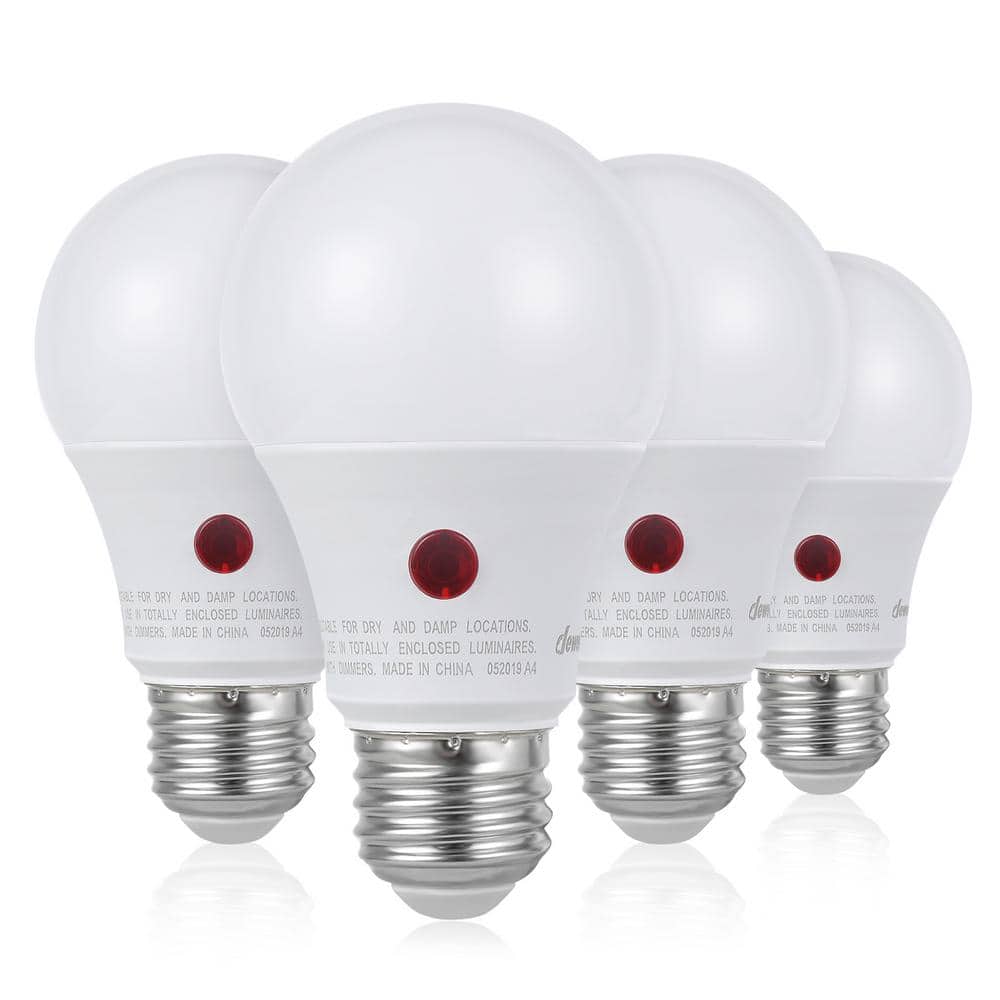 DEWENWILS 60-Watt Equivalent A19 Dimmable LED Light Bulb in Warm White ...