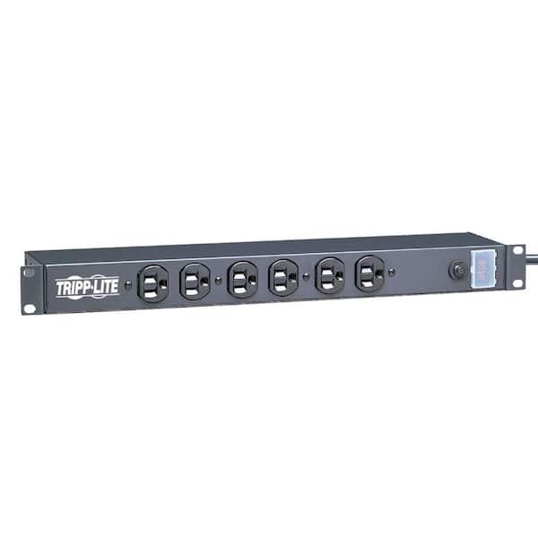 Tripp Lite Power Strip Rackmount Metal 120-Volt 5-15R 12-Outlet 15 ft ...