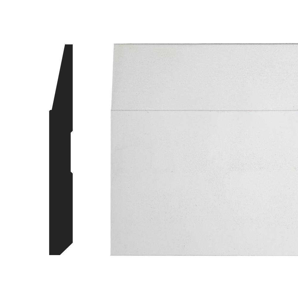 Builders Choice Cascade Collection 5/8 in. x 5-1/2 in. Primed MDF Base ...