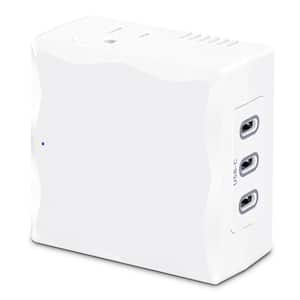 CyberPower 4 ft. 3-Outlet Surge Protector with 3 USB-C Ports and Cord ...
