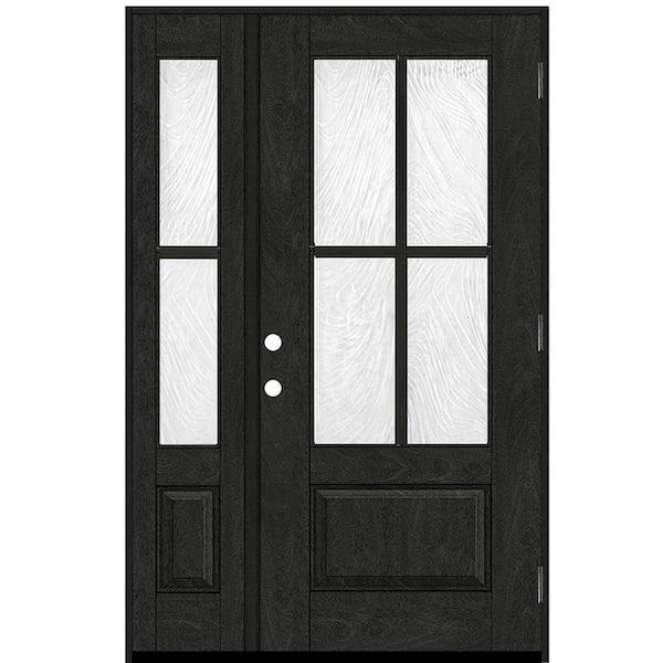 Steves & Sons 51 in. x 80 in. Regency 3/4Lite 4SDL Brook Deco Glass ...