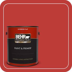 BEHR ULTRA 5 gal. #P150-7 Flirt Alert Flat Exterior Paint & Primer ...