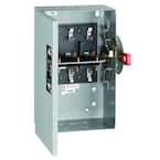 Siemens Double Throw 30 Amp 240-Volt 2-Pole Indoor Non-Fusible Safety ...