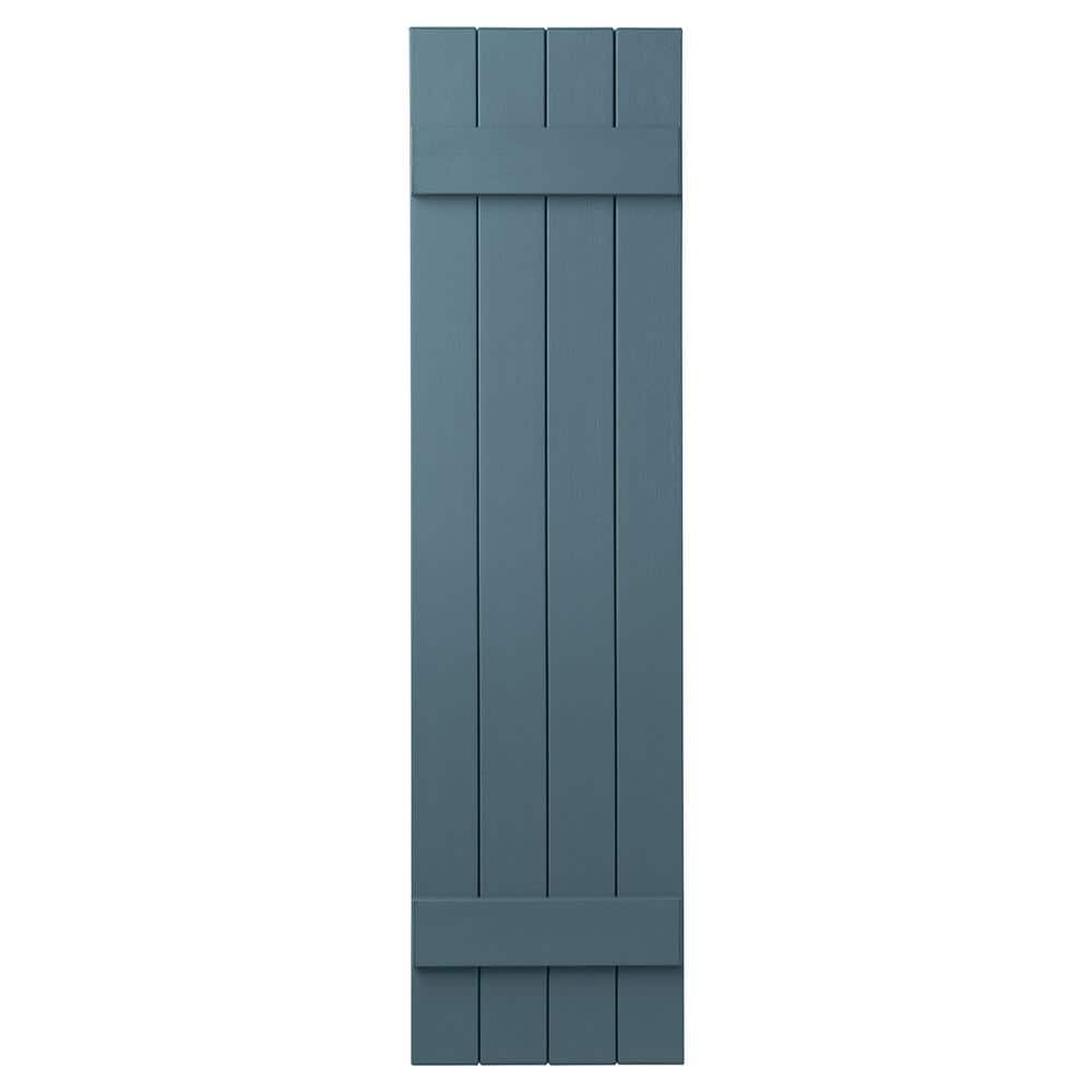 Ply Gem 15 in. x 47 in. Polypropylene 4-Board Closed Board and Batten ...