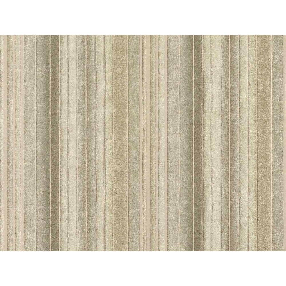 Claremont, Riga Lambada Beige Stripes Vinyl Non-Pasted Wallpaper Roll ...