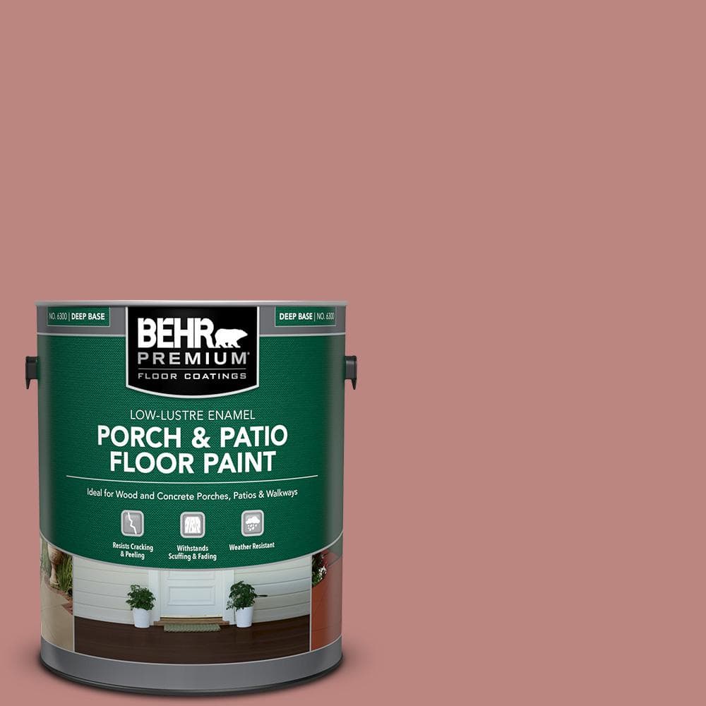 BEHR PREMIUM 1 gal. #S150-4 Red Clover Low-Lustre Enamel Interior ...