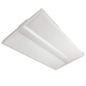 RUN BISON 2-Pack 1 ft. x 4 ft. 4400 Lumens Dimmable White Integrated ...