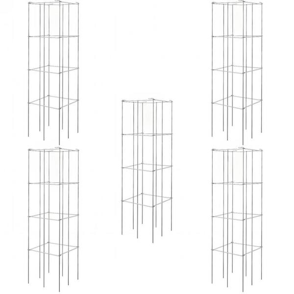 MOEPISY 9 in. H Heavy Duty 10-Pack Metal Chicken Wire Plant Covers ...