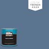BEHR PREMIUM PLUS 1 qt. #PPU14-18 Laguna Blue Satin Enamel Exterior ...
