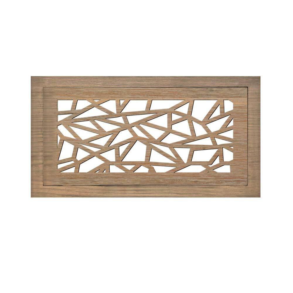 STELLAR Hardwood Floor Register, Duct Opening 4X10 (Overall 7x13 ...