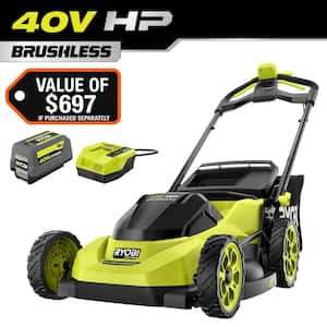 RYOBI 40V HP Brushless 20" Cordless Electric Walk Behind Self-Propelled ...