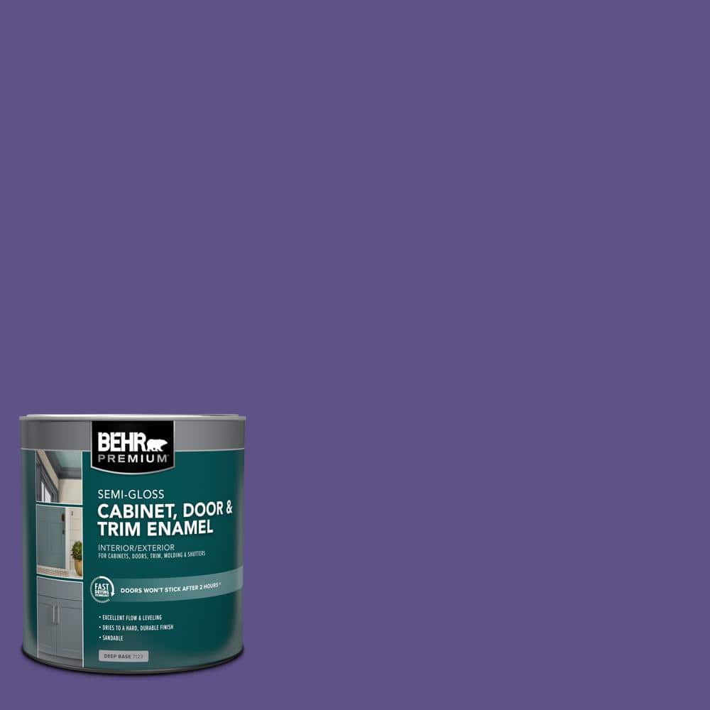 BEHR PREMIUM 1 qt. #P560-7 Kings Court Semi-Gloss Enamel Interior ...