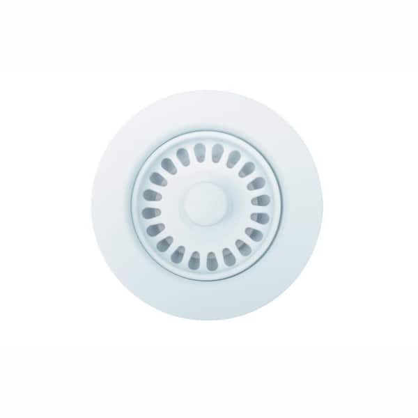 Blanco 3.5 in. Decorative Sink Waste Flange in White-441096 - The Home ...