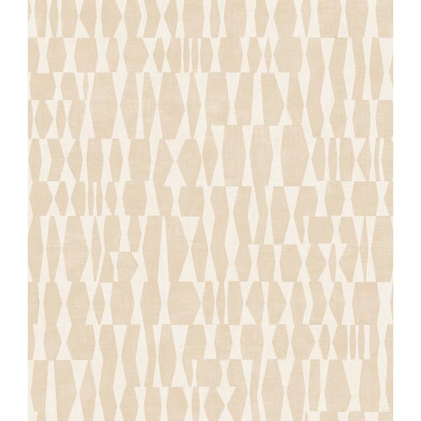 GALEY ALIX 30.75 sq. ft. Apricot Linen The Ariel Vinyl Peel and Stick ...