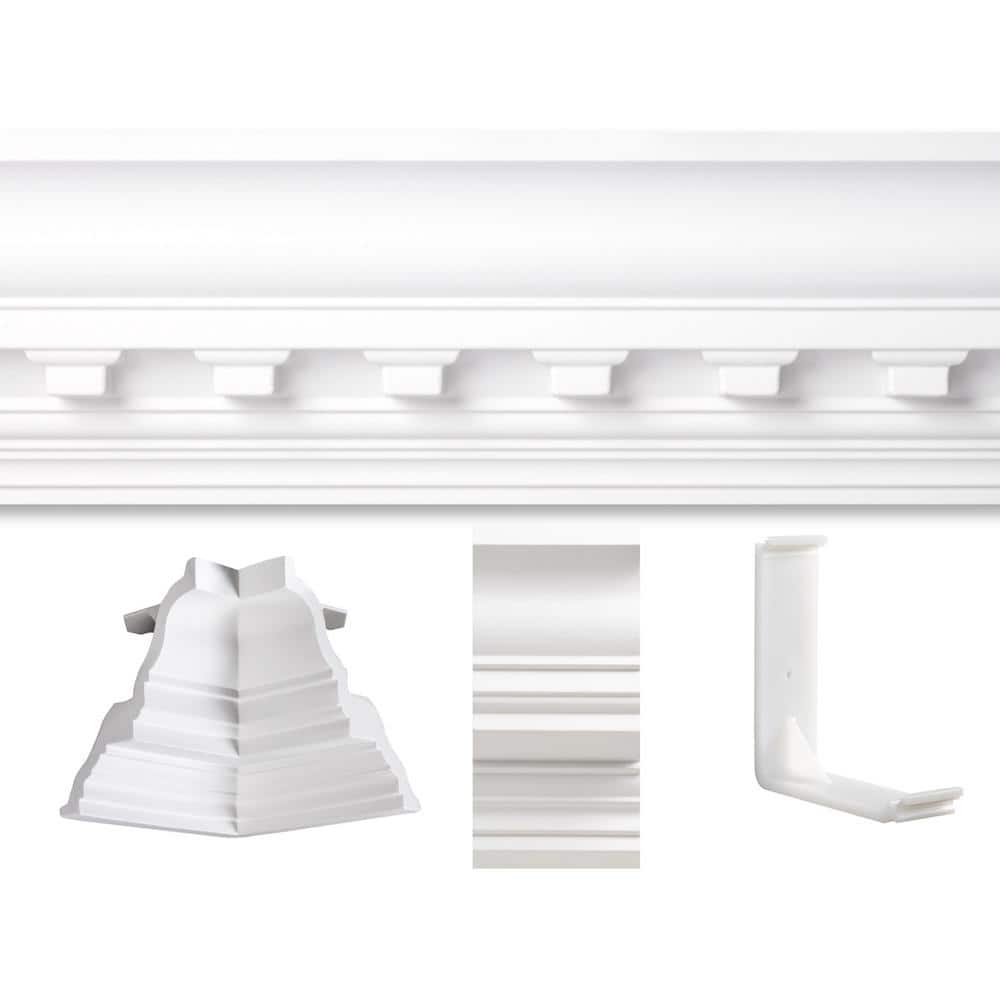 Focal Point 13 ft. x 13 ft. Concord Dentil Crown Moulding Room Kit ...