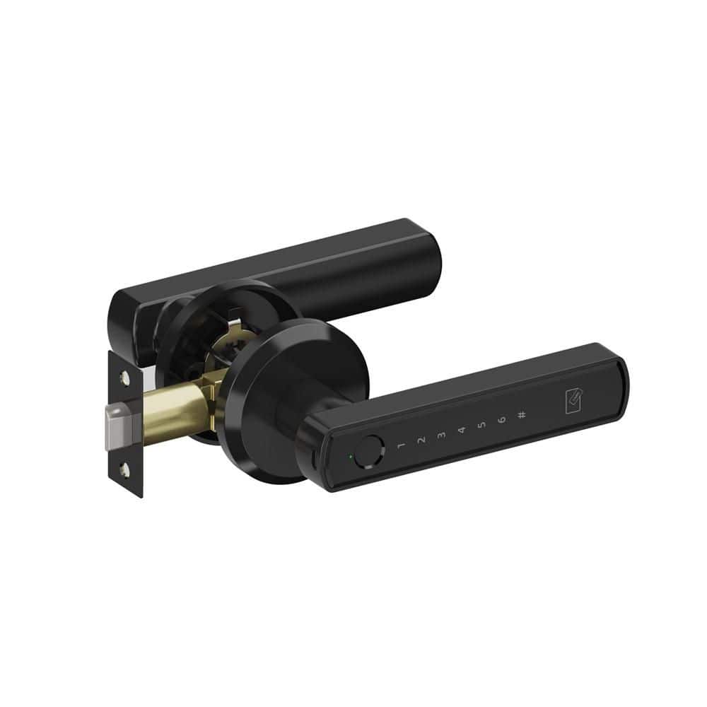WRIGHTMASTER 5 in 1 Corded Aluminum Smart Lock Deadbolt with APP ...