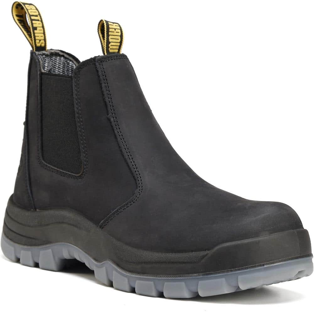 HANDPOINT Men's 6 in. Crazy Horse Leather Soft Toe Puncture-Resistant ...