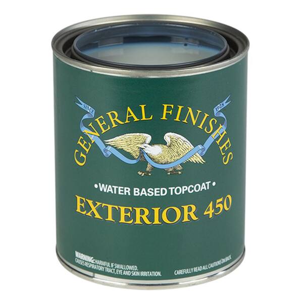 General Finishes 5-Ga. Semi-Gloss Exterior 450 Clear Varnish Topcoat-GF ...
